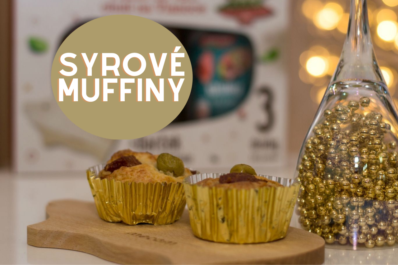 Rýchle syrové muffiny so salámou a olivami (videorecept) - Tvojrecept.sk
